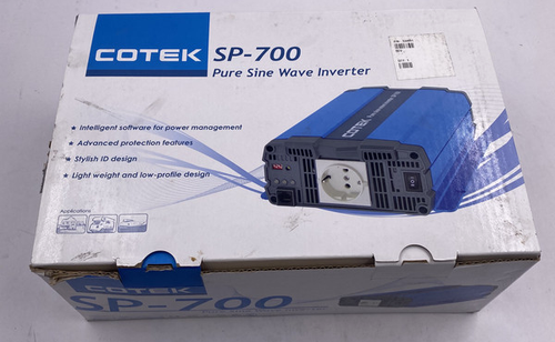 COTEK SP-700-124 132941 DUAL GFCI 120VAC 24VDC 700W PURE SINE WAVE INVERTER | eBay