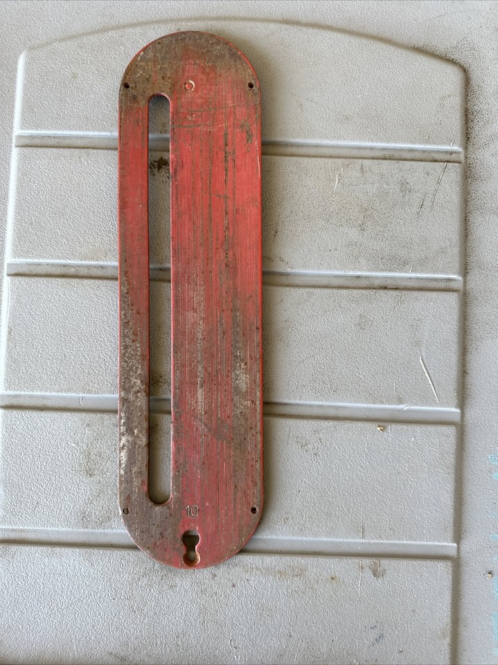 CRAFTSMAN RIDGID 113 315 Table Saw Blade Insert Throat 14" x 3 3/4" 5/3 ...