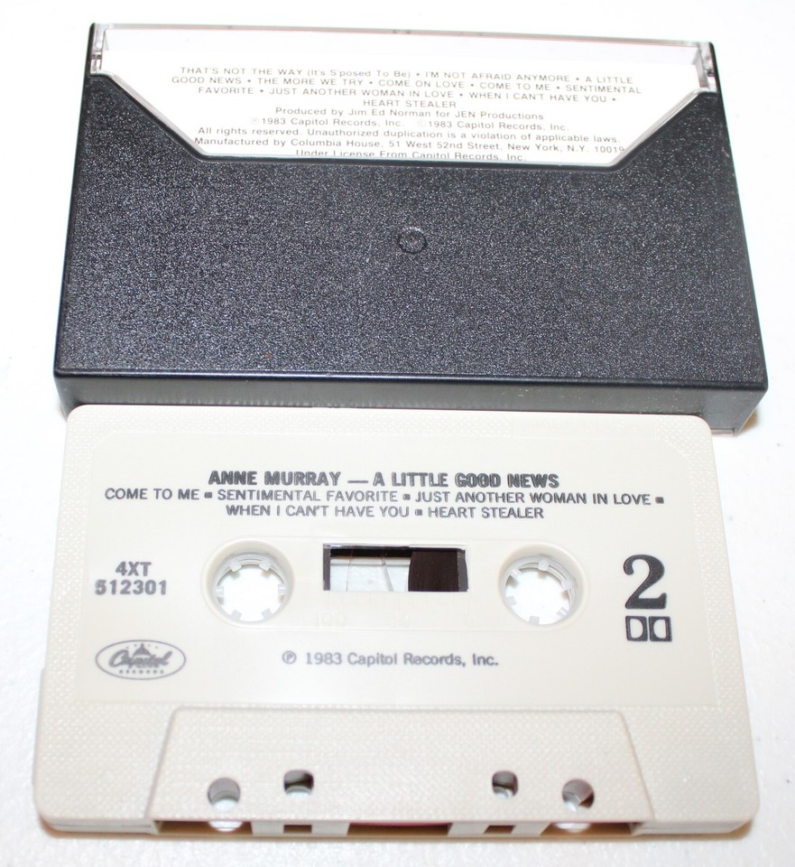 Anne Murray – A Little Good News (Cassette, 1983, Capitol) Electronic ...