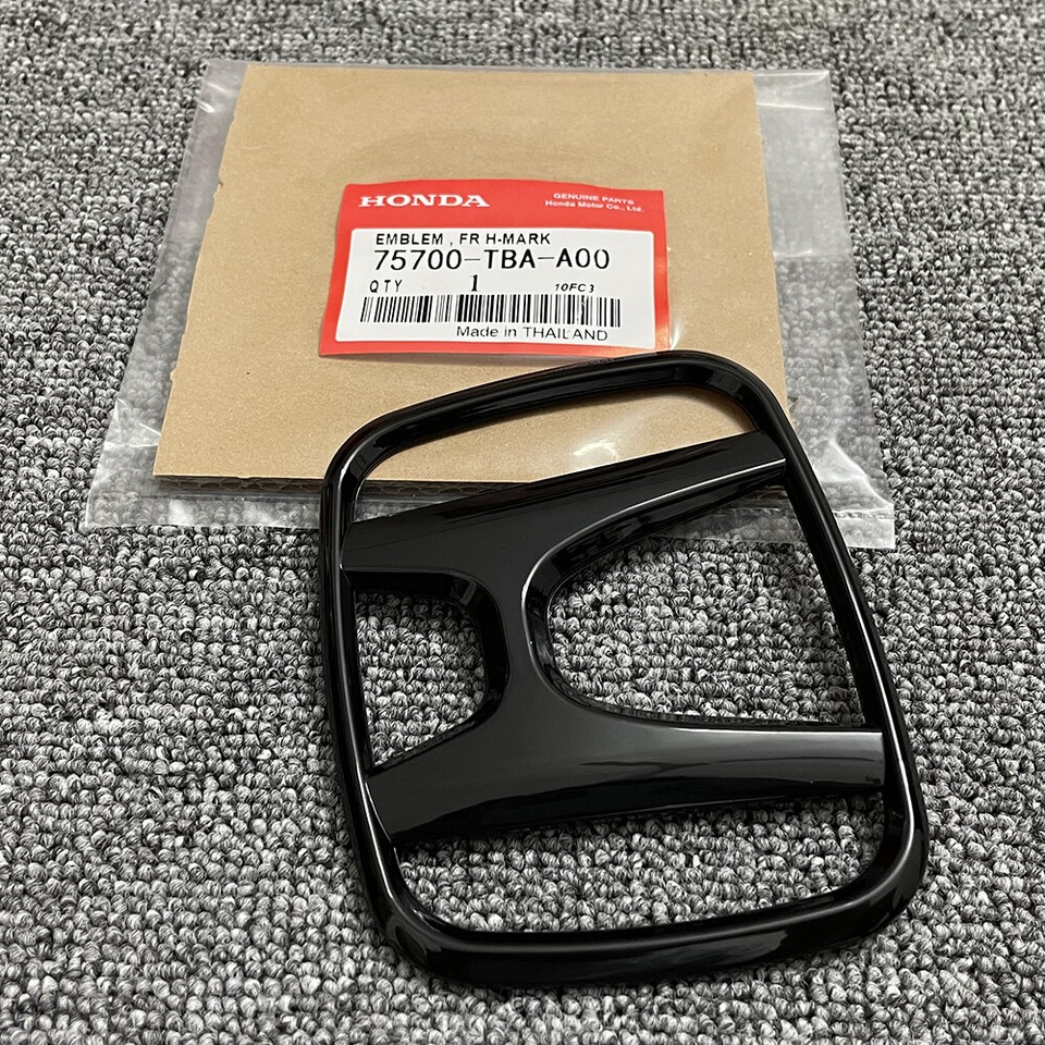Front Grille H Emblem Black For Honda Civic 16-2021 Badge Si Coupe ...