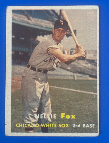1957 Topps Nellie Fox Baseball Card #38 G/VG | eBay