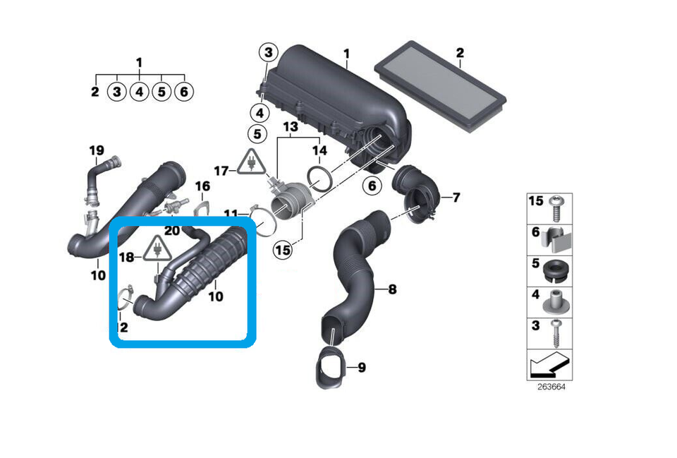 Genuine AG Intake Hose for MINI Mini Paceman Cooper S 13717627501 | eBay