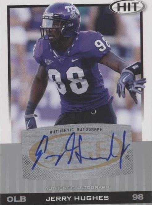 2010 SAGE Hit - Jerry Hughes #A98 Silver Autographs (AU, RC) for sale ...