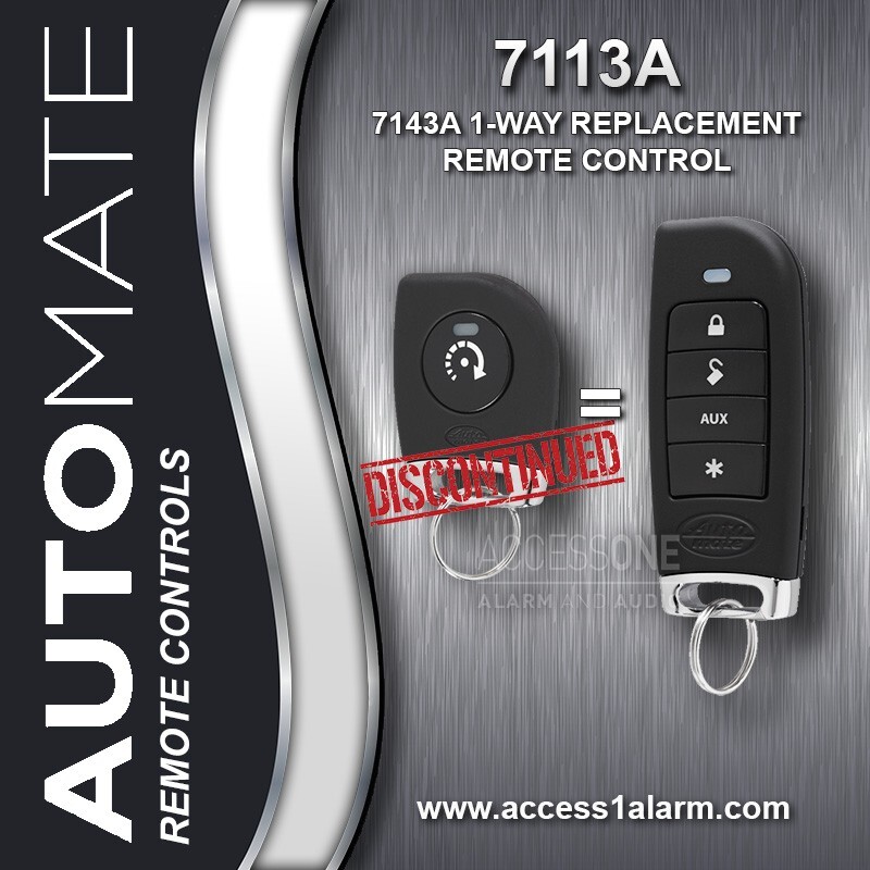 DISCONTINUED Automate 7113A 1-Way Remote Control EZSDEI7113 Replacement ...