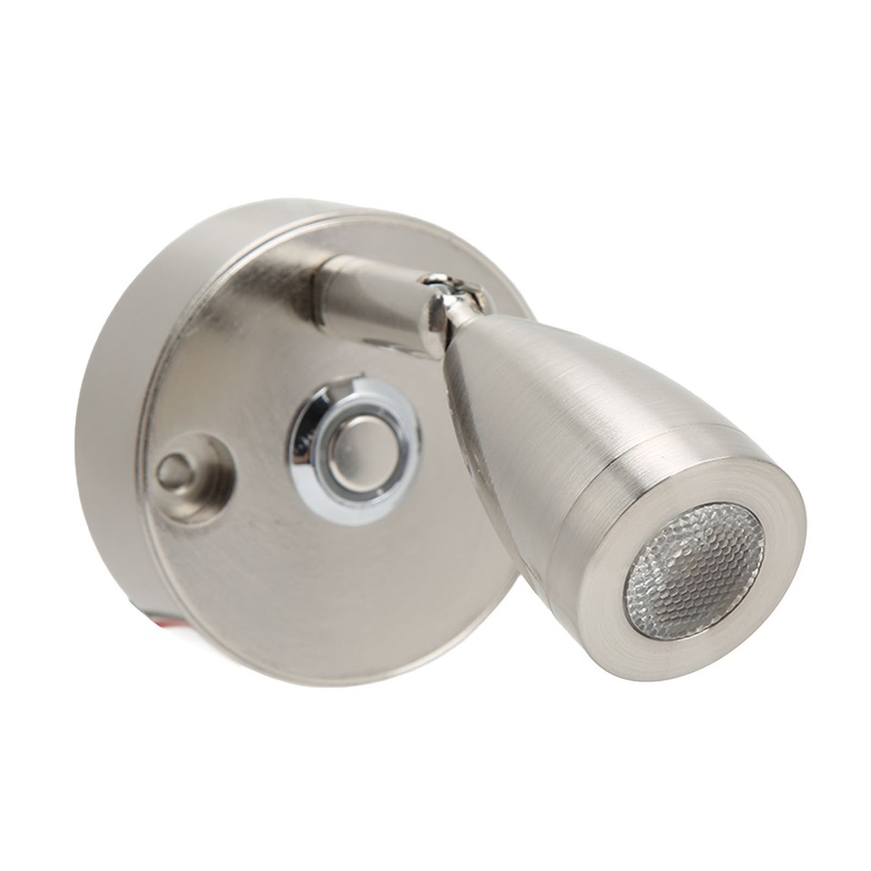 LED RV Reading Light 12-24V 3W Touch Dimming Interior Reading Spotlight ...