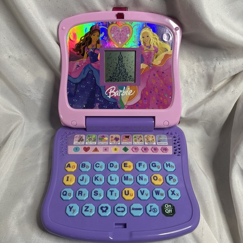 Collectible Pink Barbie Learning Laptop Computer Oregon Scientific ...