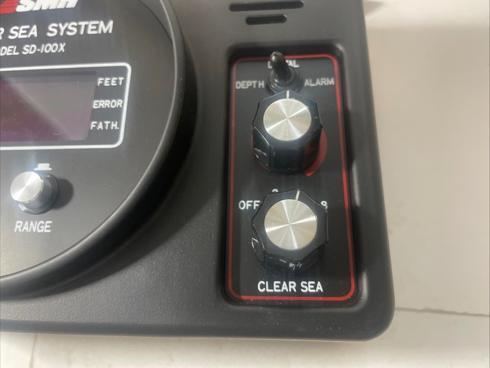 VTG SMR SUPER SOUNDER MODEL SD-100X CLEAR SEA SYSTEM Depth RADAR Head ...