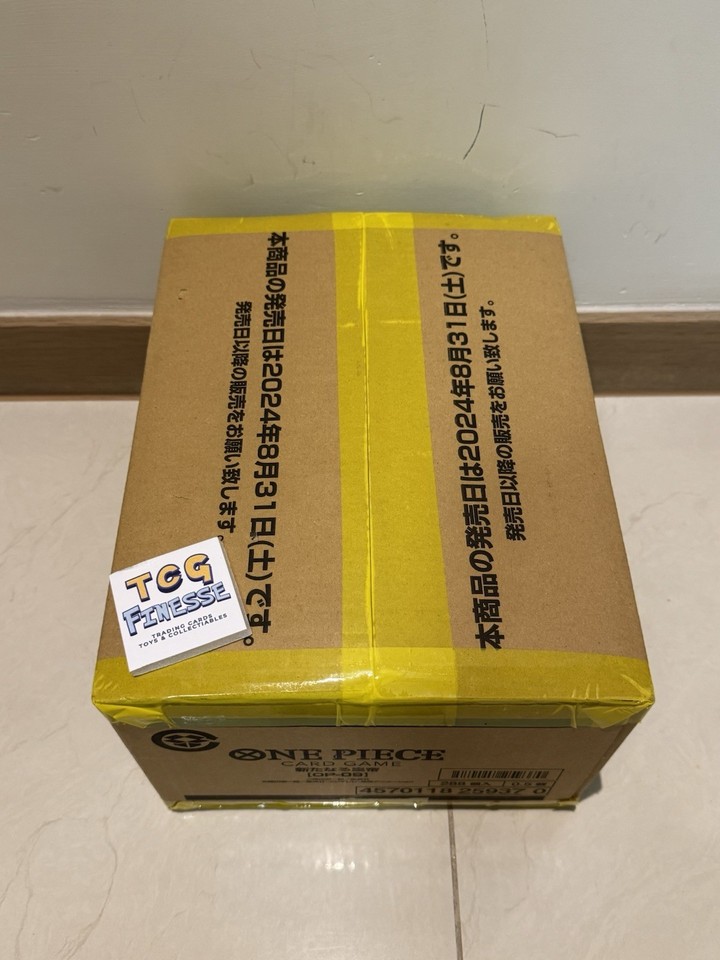 Bandai One Piece Card Game the four Emperors OP-09 Booster Box Case ...