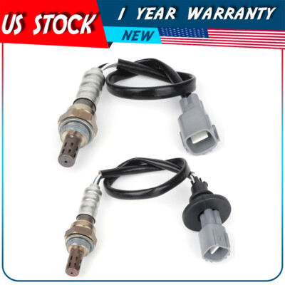 2pcs Upstream & Downstream for 1995-1996 Toyota Tercel 1.5L O2 Oxygen ...
