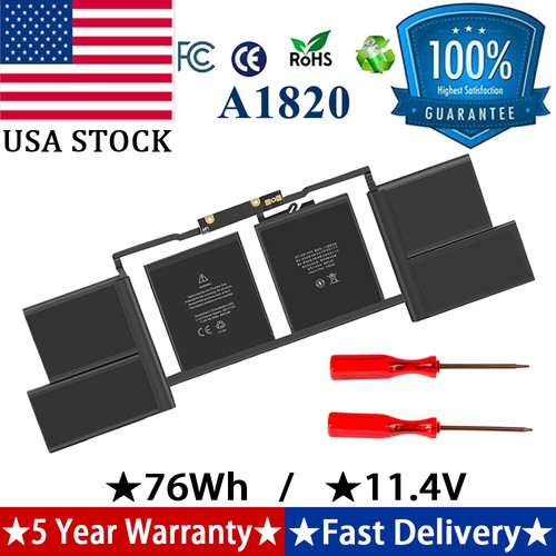 A1820 A1707 Battery for Apple Macbook Pro 15" Late 2016 Mid 2017 EMC ...