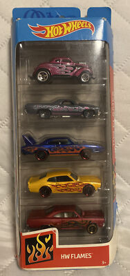 Hot Wheels - HW Flames - 5 Pack - GTN48 - Asst. 01806 | eBay Australia