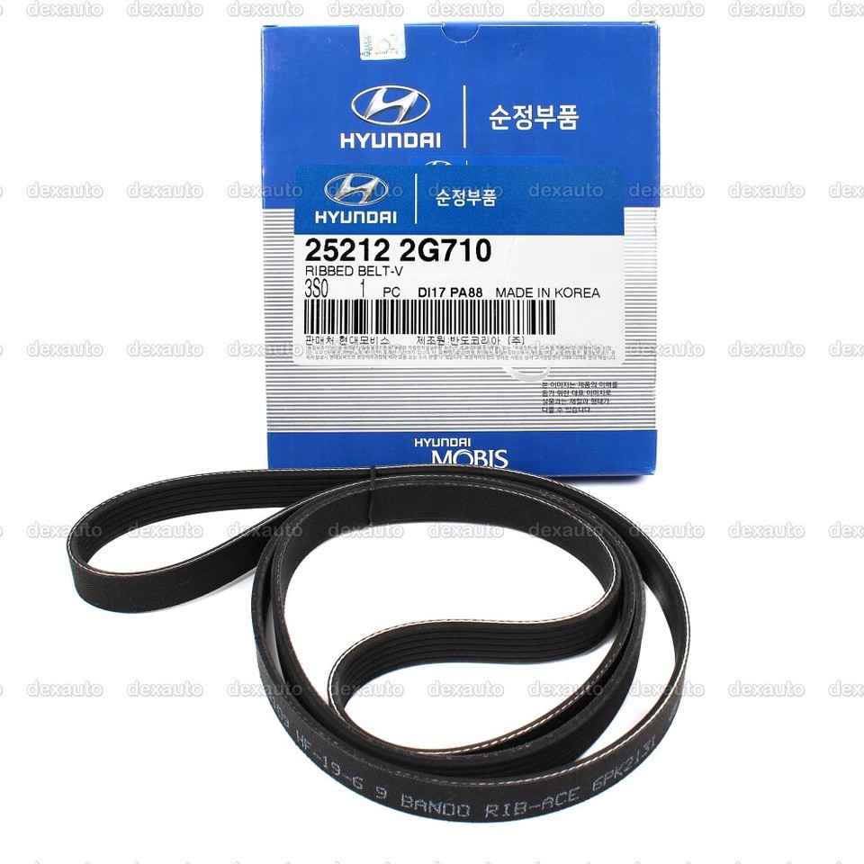 GENUINE Serpentine belt for 2011-2014 Hyundai Sonata Tucson 252122G710 ...