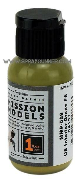 Mission Models Paints Color: MMP-059 US Interior Green FS 34151 | eBay