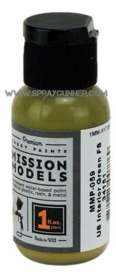 Mission Models Paints Color: MMP-059 US Interior Green FS 34151 | eBay