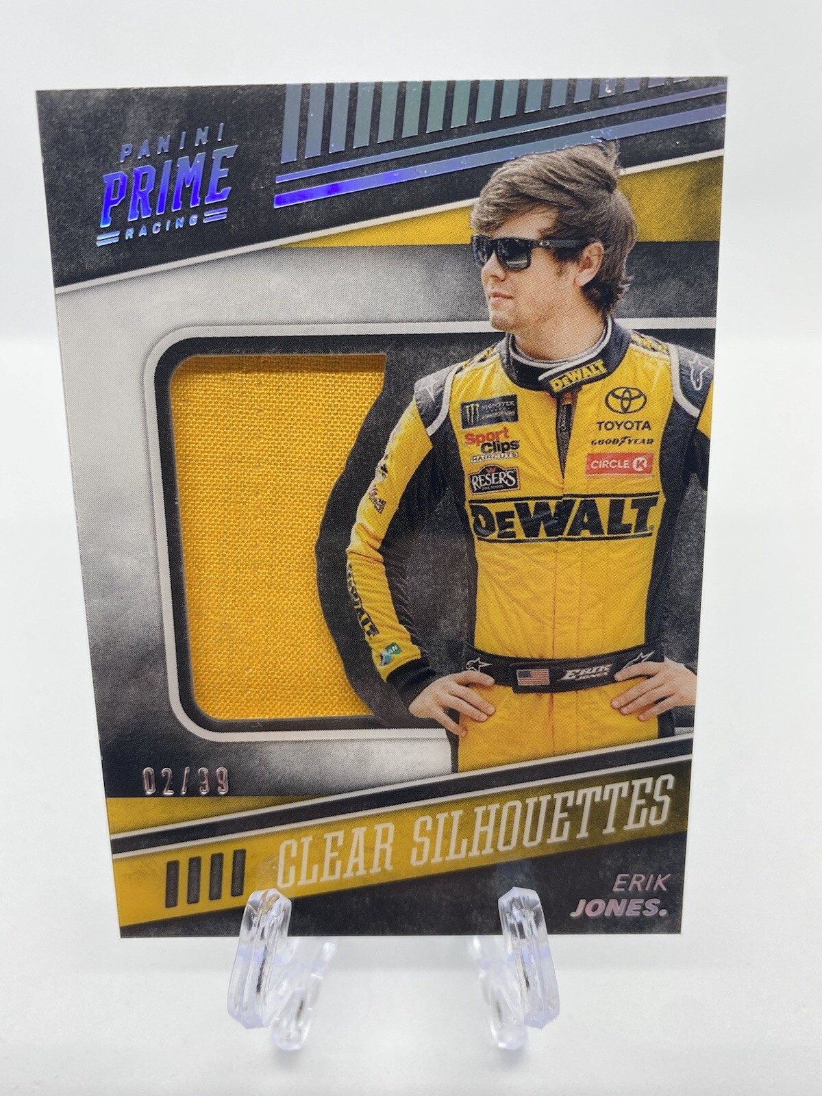 2018 Panini Prime Racing Erik Jones - Clear Silhouettes 2/99 | eBay