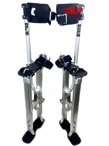 Sur-Pro SP Quadlock Single Pole Aluminum Drywall Stilts 18-30" -Medium ...