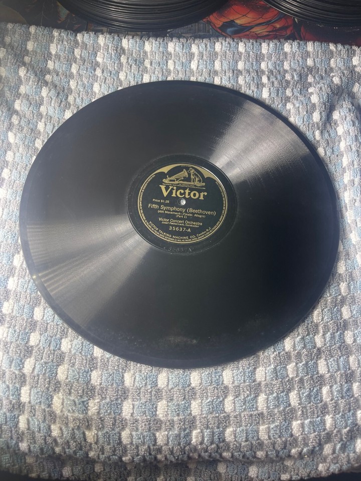 12" VICTOR Record 78 rpm 35637 FIFTH SYMPHONY (BEETHOVEN) | eBay
