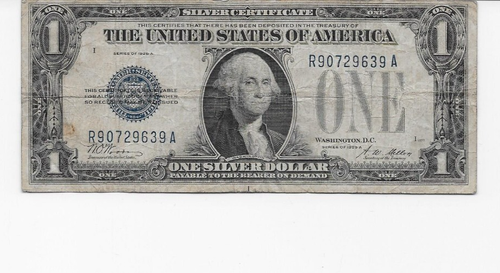 1928 A $1 Silver Certificate Note Monopoly Note FUNNY BACK No Tears | eBay