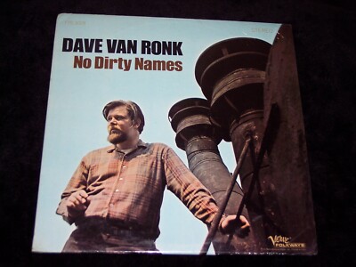 DAVE VAN RONK & "NO DIRTY NAMES", A RARE ORIGINAL SEALED STEREO LP FROM ...