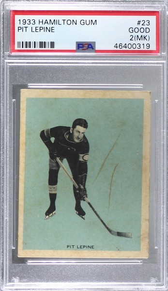 1933-34 Hamilton Chewing Gum V288 - #23 Pit Lepine (RC) for sale online ...