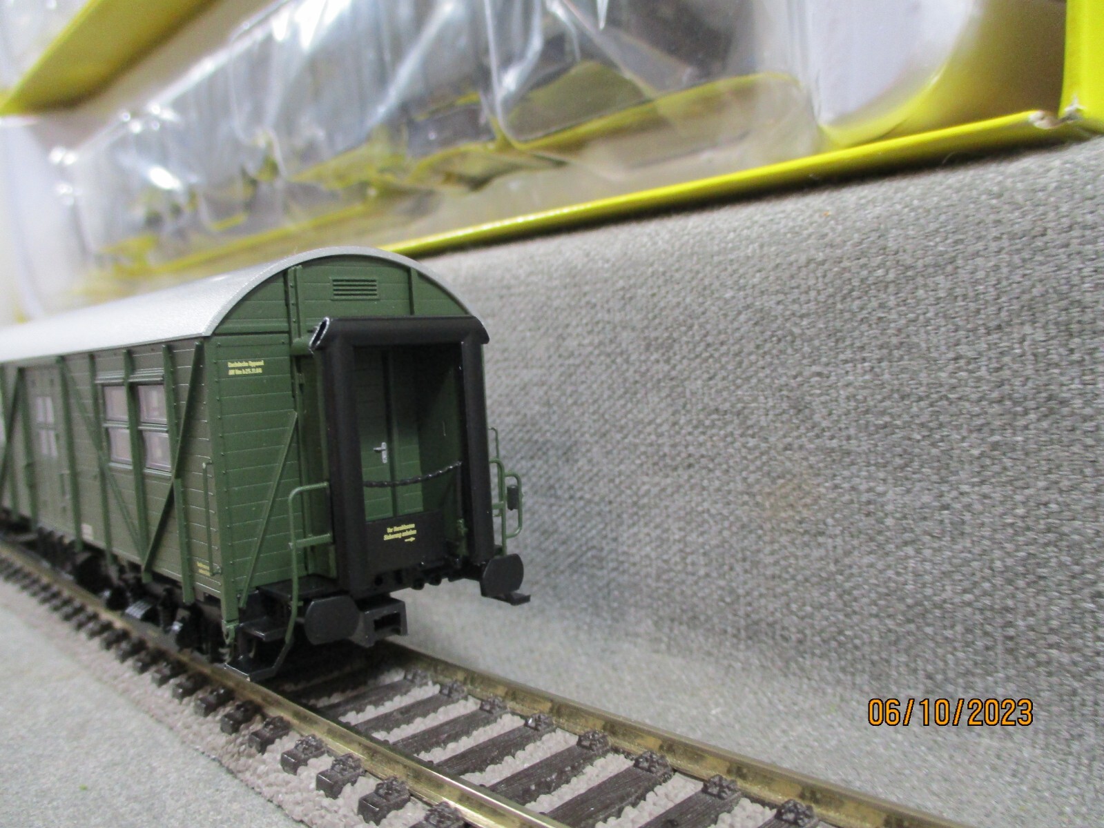 Brawa 46252 a + b Spur H0 Personenwagen Set Gepäckwagen der DB 2-teilig ...