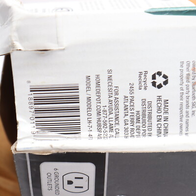 Defiant Smart Outdoor 6-Outlet Power Stake Powered Green 4 Ft LH-7-1 ...