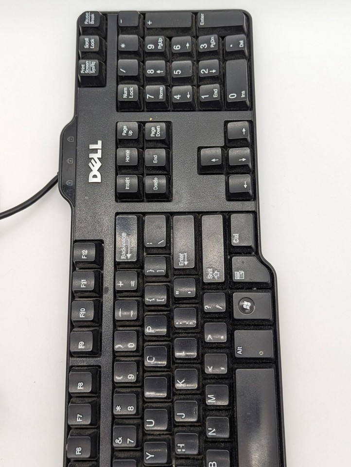 Dell SK-8115 L100 104-Key USB Wired Keyboard Genuine / Dell MS111-P ...