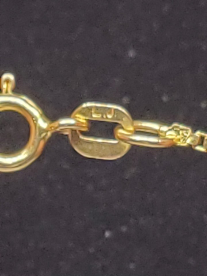 3.8g Solid 14K Gold 1.1mm Box Chain Necklace 16" Gs-Gems | eBay