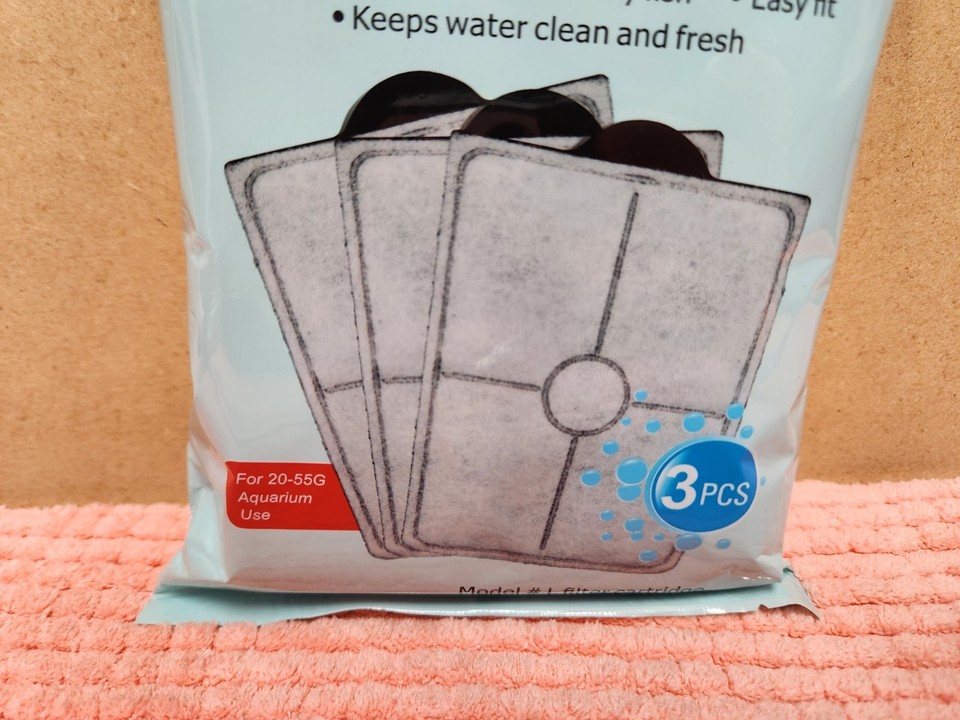 Aqua Culture Filter Cartridges Model L 3 Pack For 20-55 Gallon Aquarium ...