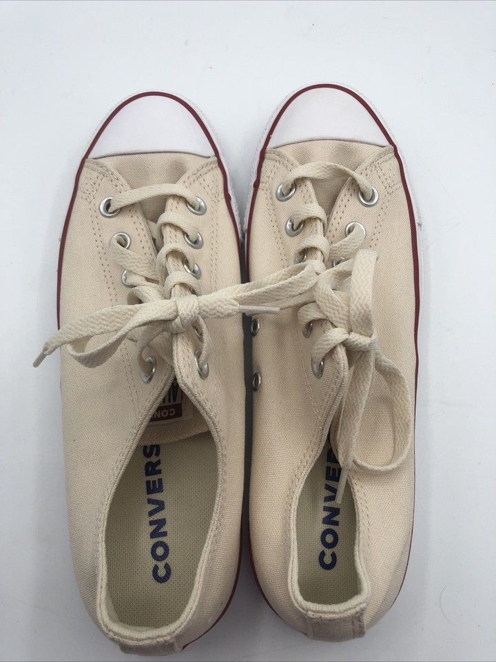Converse Chuck Taylor All Star Canvas Low Top Shoes in Natural Ivory ...