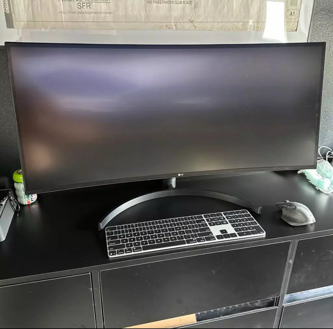 LG 34WN80C-B 34 inch UltraWide IPS LED Curved Monitor