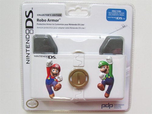 Mario & Luigi Nintendo DS Lite NDSL Robo Armor Protective Cover Case ...