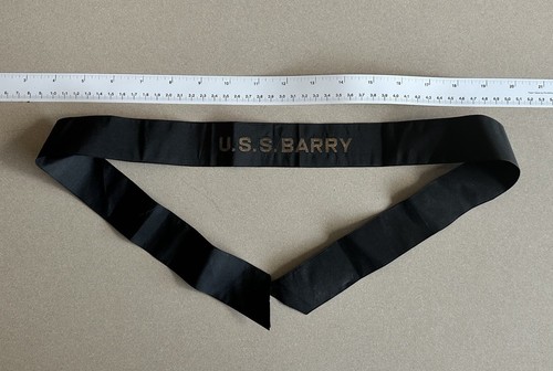 Spanish American War Navy Cap Tally | eBay