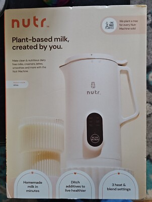 NUTR Machine Automatic Nut Milk Maker Single Serve -350ml-New in Box | eBay