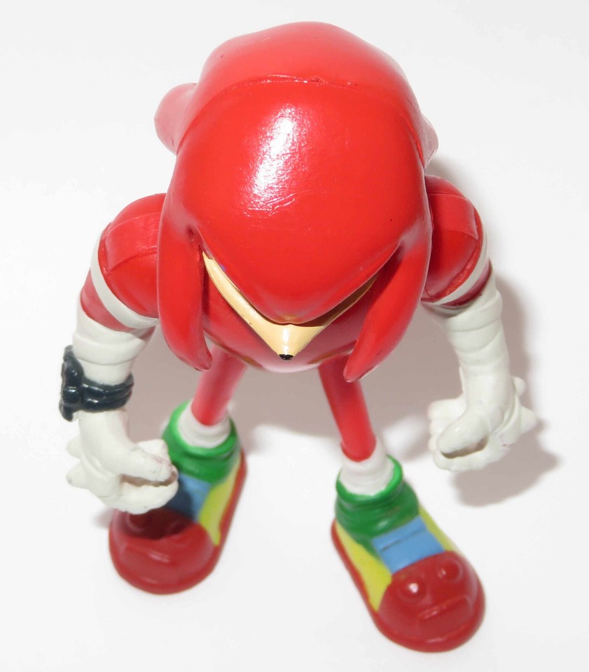 KNUCKLES THE ECHIDNA! SONIC BOOM FIGURE TOY SEGA HEDGEHOG JOINTED OUIDO ...
