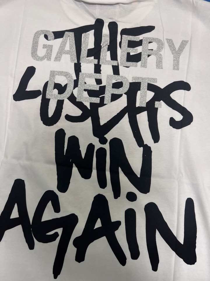 Gallery Dept Losers Win Short Sleeves Oversized T-shirt Color White ...