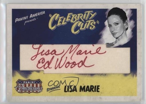 2011 Panini Americana Celebrity Cuts Cut Signatures /40 Lisa Marie Auto ...