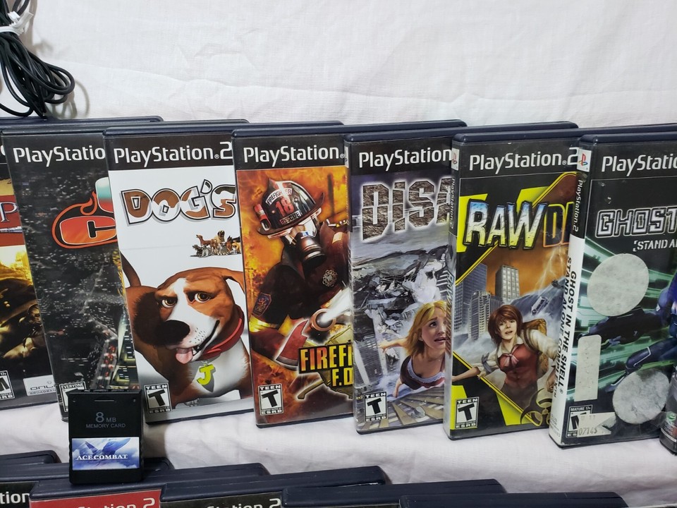 Huge PlayStation 2 & 1 Game PS1 PS2 - LOT - SEE VIDEOS READ DESC PLUS ...