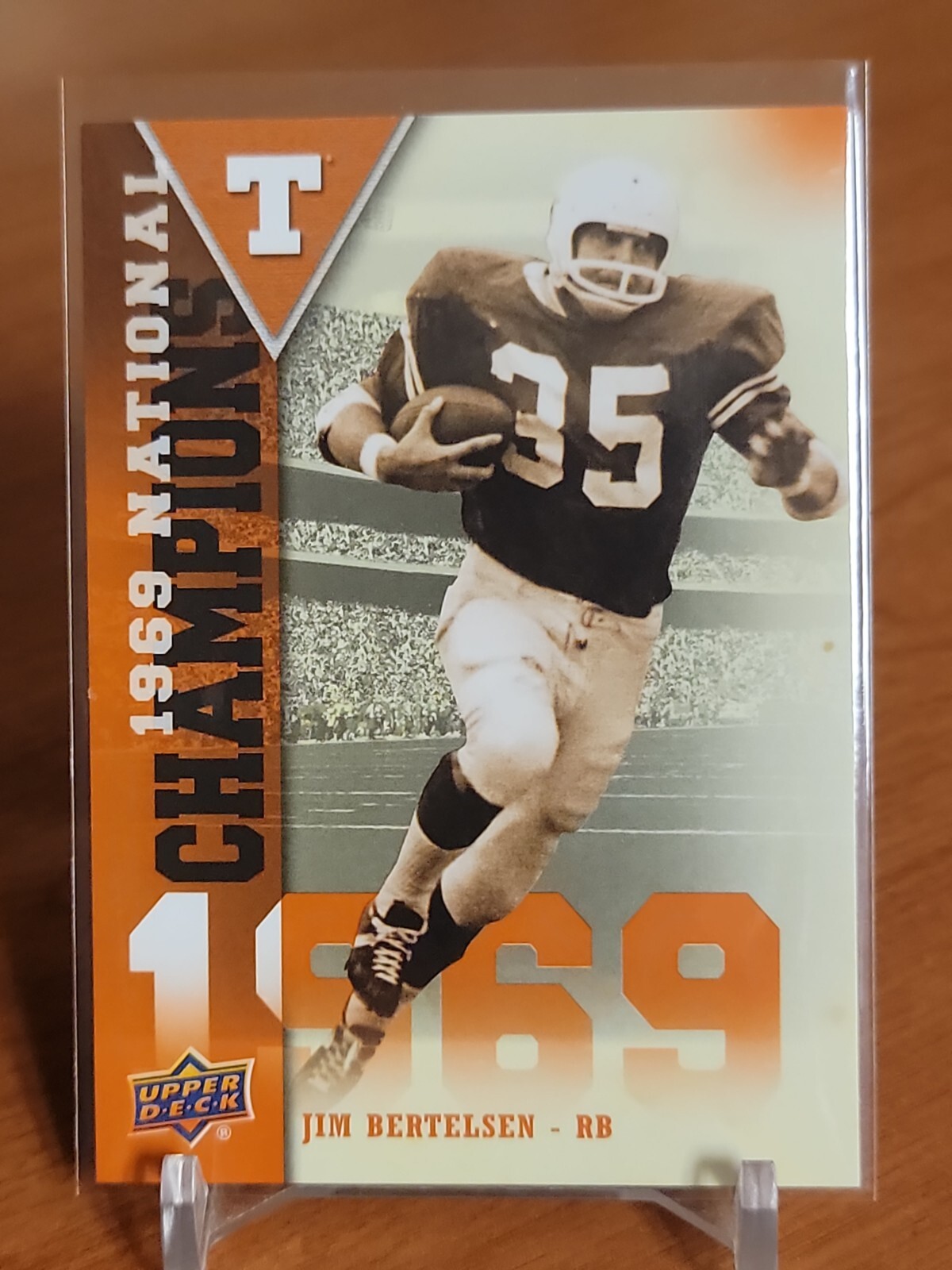 2011 Upper Deck University of Texas National Champions Jim Bertelsen # ...