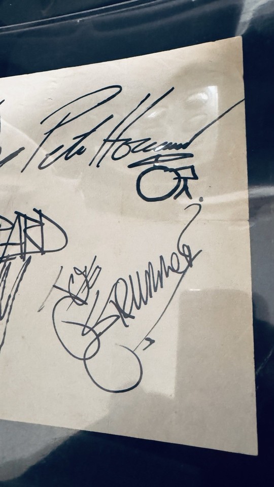1984 Black Flag Flyer, Raymond P ! Signed By The Clash! Strummer ...