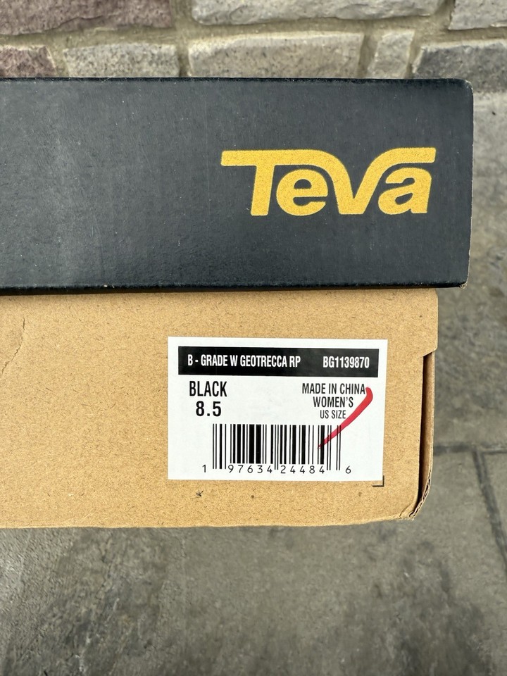 Teva Geotrecca RP, Women’s 8.5, Waterproof, Black, BG1139870, New In ...