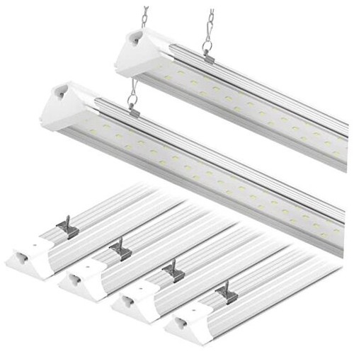 6 Pack LED Shop Light 4FT 60W, 8700LM, Hanging/Mounted, 4FT 60W Hanging ...
