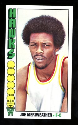 1976-77 Topps #37 Joe Meriweather Rookie - Atlanta Hawks | eBay