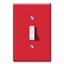 1-Gang Single Toggle Light Switch Wall Plate Decor Cover - Solid color ...