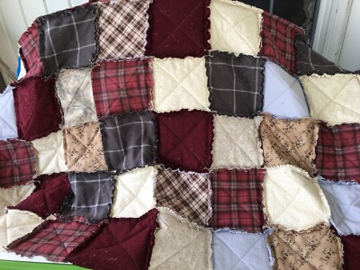 New king Size Rag Quilt, Handmade Custom order Summer Sale | eBay