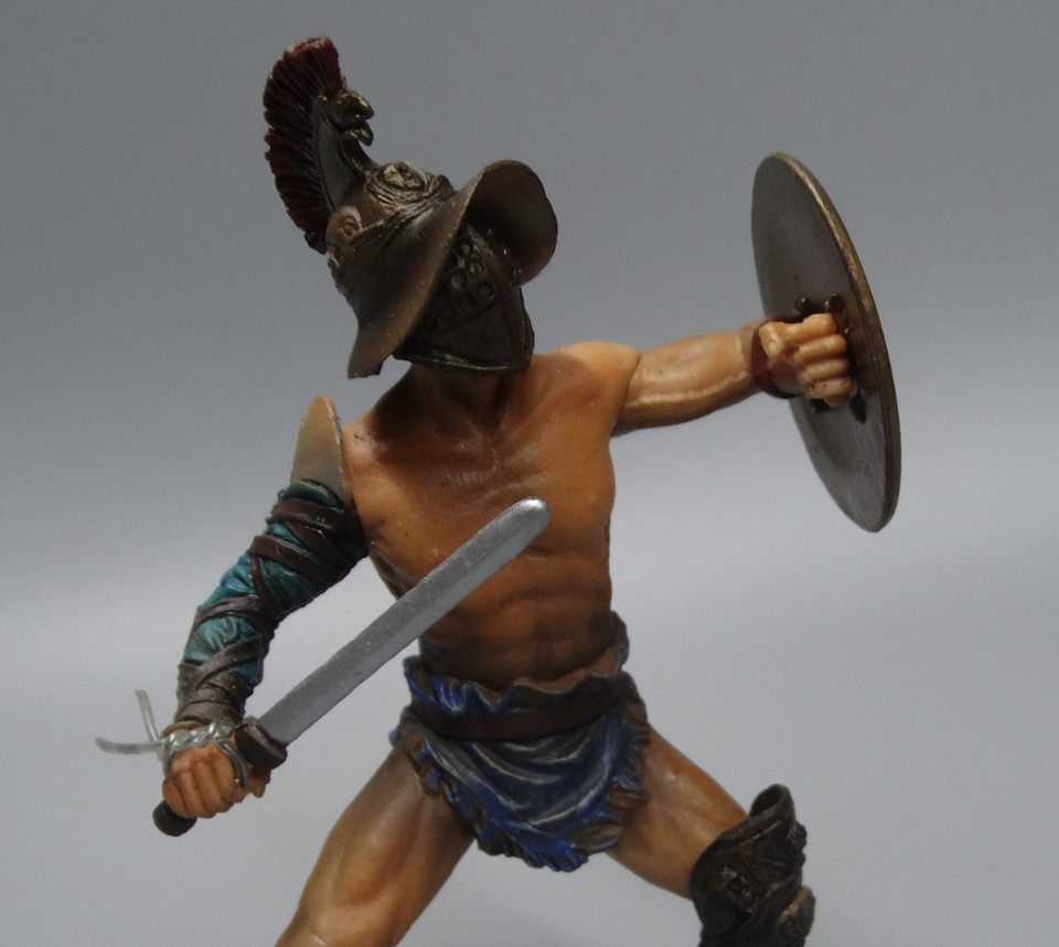 BBI Blue Toys Warriors of World Roman Gladiator Fighter 1/18 Figure ...