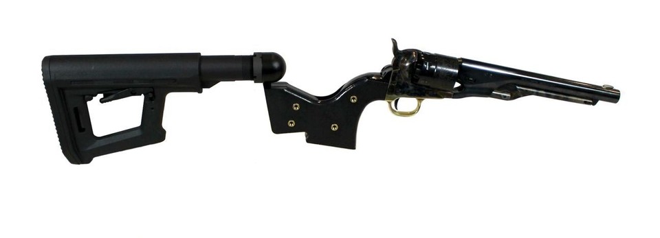 1860 Army Black Powder Revolver Shoulder Stock - Pietta | eBay