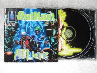 OutKast ATLiens CD Original Artwork 1996 LaFace Records Old School Rap ...