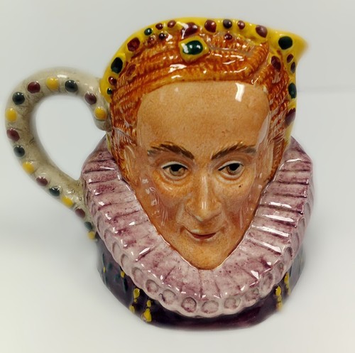 1950s Ridgway Sterling Pottery Queen Elizabeth Toby Style Mug Cup ...