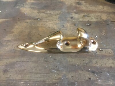 Bronze Boat Chock 7 1/2” By 1 7/8” Polished Bronze | eBay